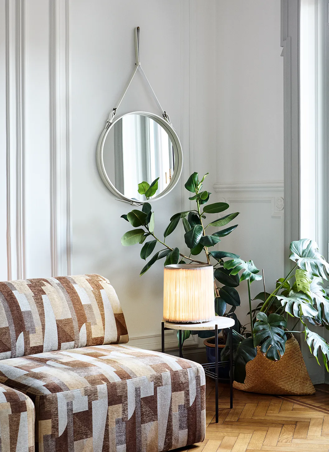 GUBI Adnet Wall Mirror, Circular GUBI Adnet Wall Mirror, Circular